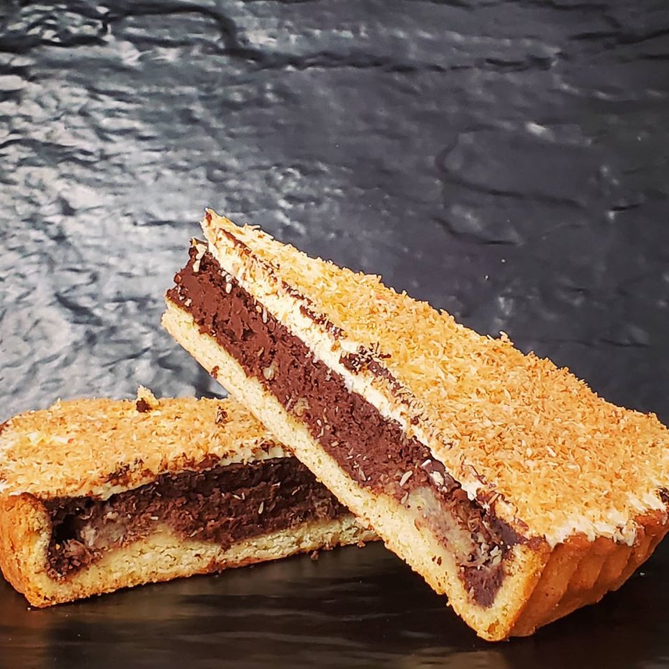 Tarte coco chocolat banane - Samba Hamadou